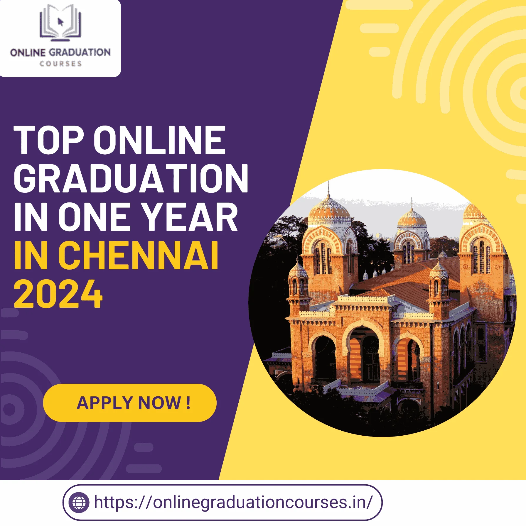 Online Graduation In One year In Chennai | OGC 2024